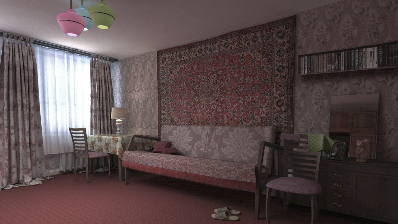 ArtStation - USSR flat Visualisation