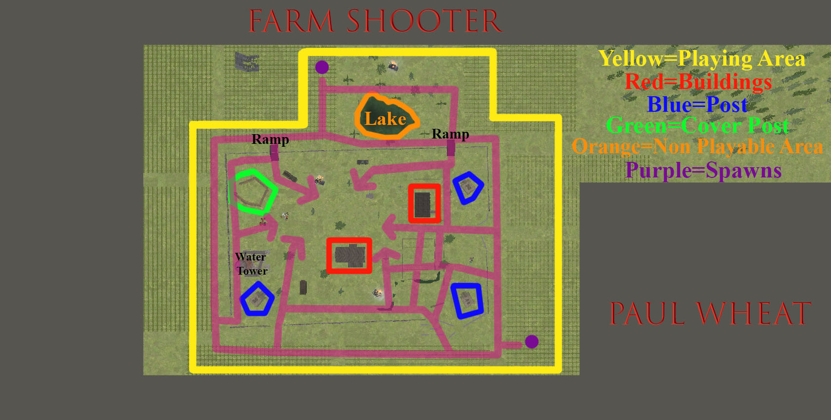 ArtStation - Farm Shooter Layout