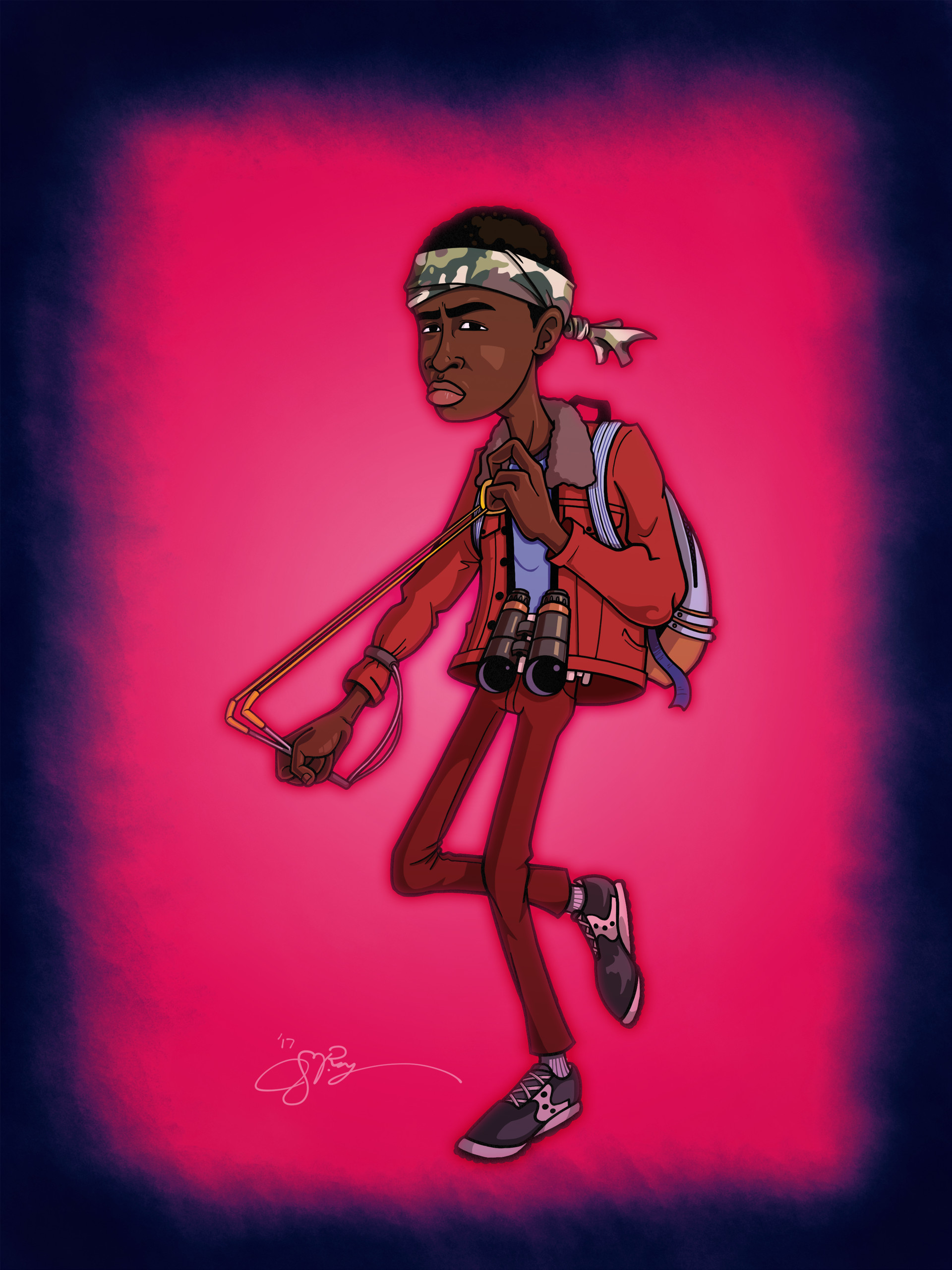 ArtStation - Lucas (Stranger Things)