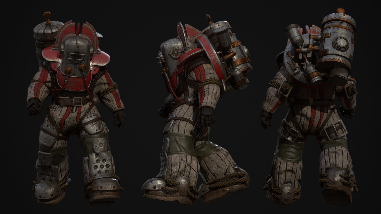 Ellie Oliver - Gibson - BioShock Big Daddy Fan Art (Fallout 4 Mod)