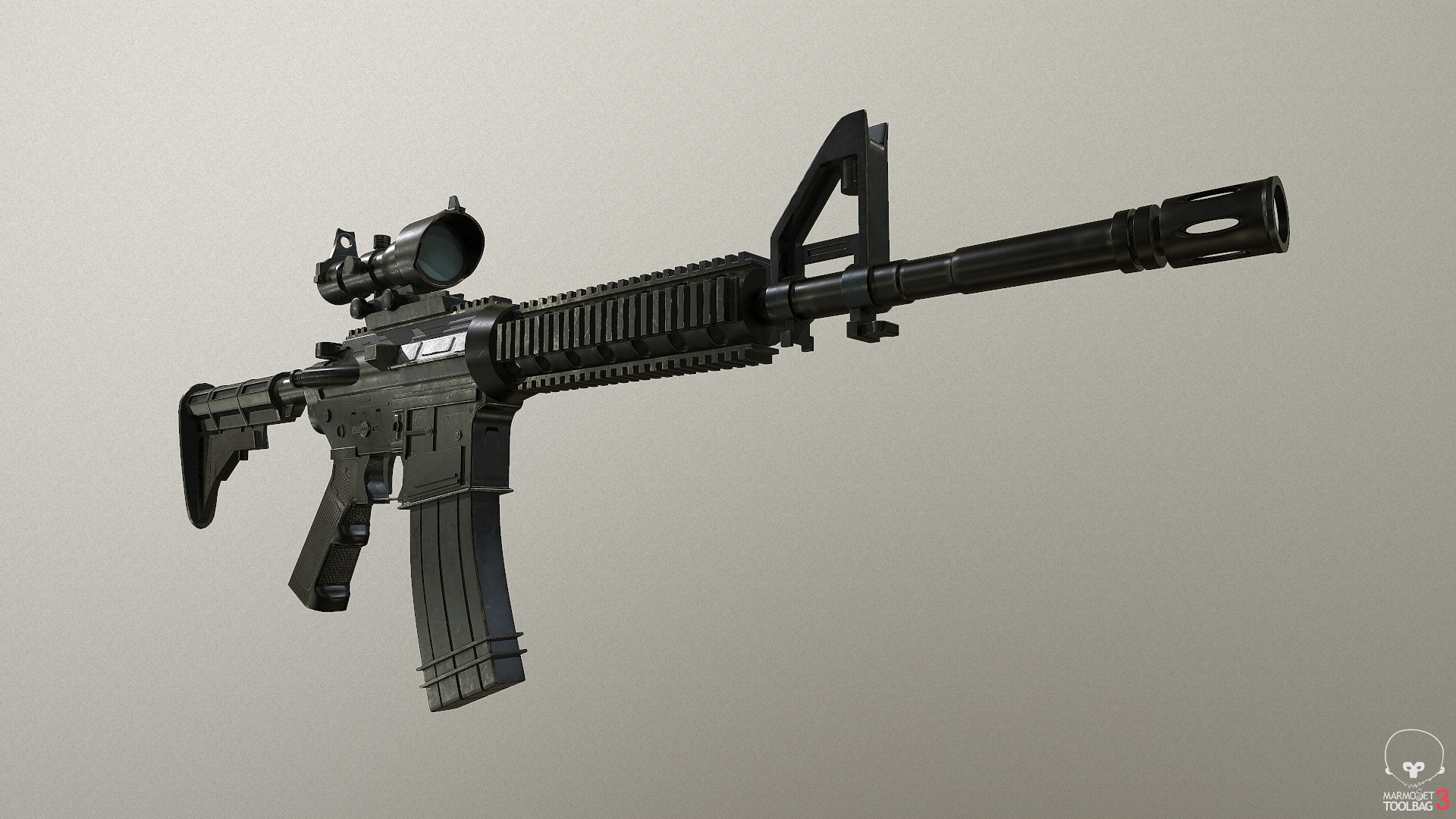 ArtStation - Automatic Rifle