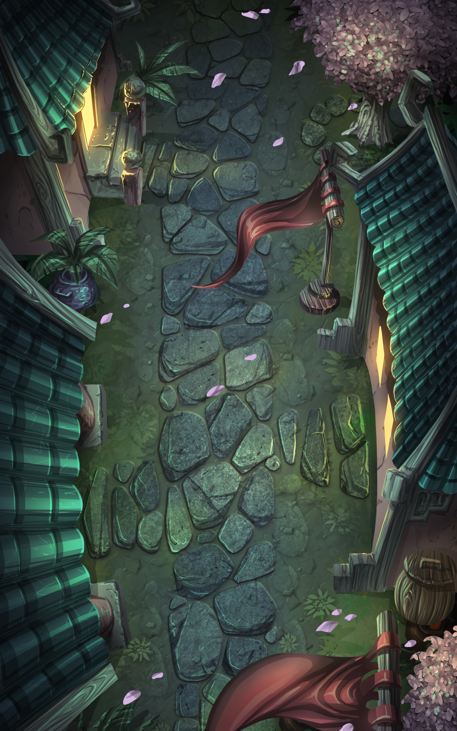 ArtStation - Asian Town