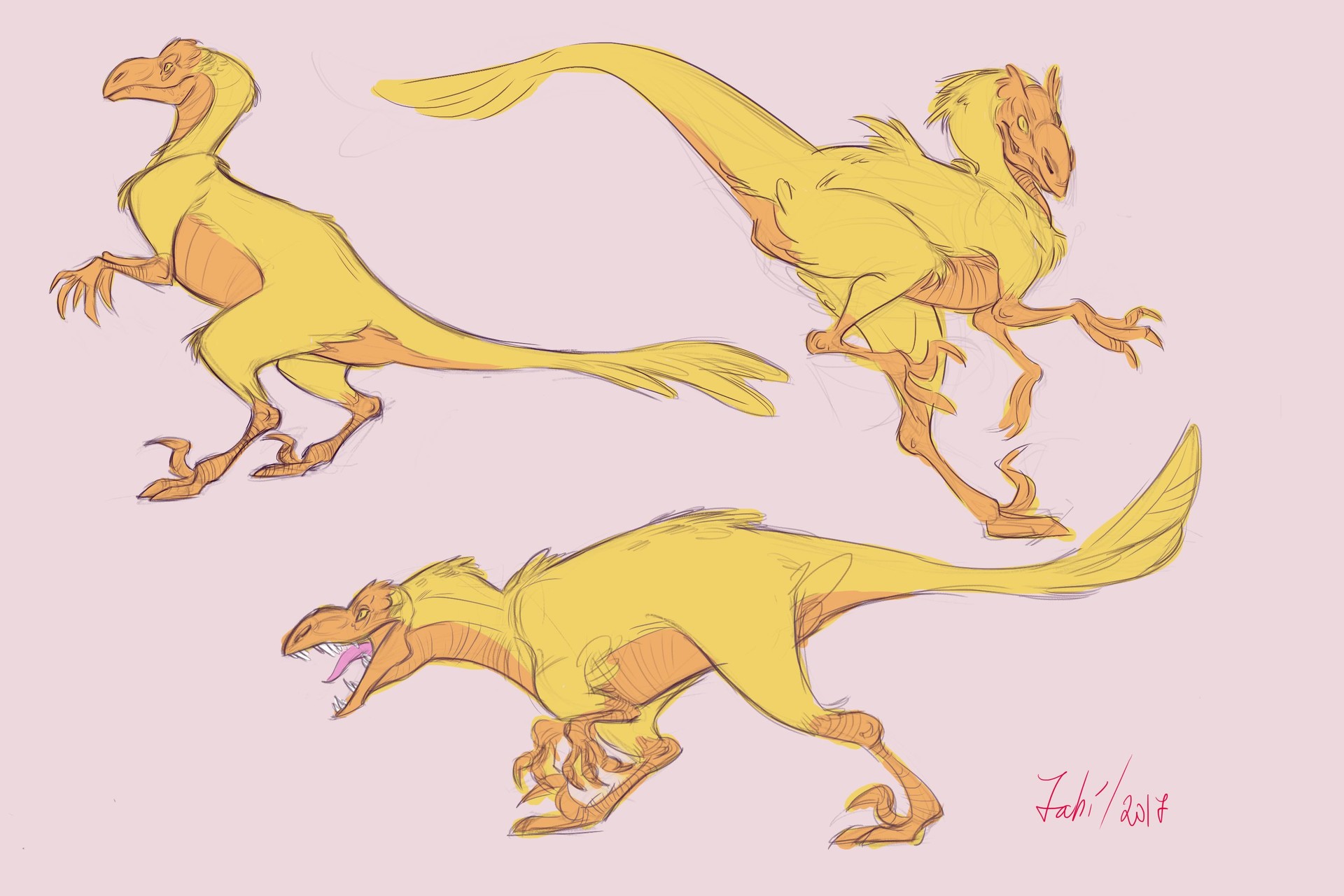 ArtStation - Lizard for sketchtember2017