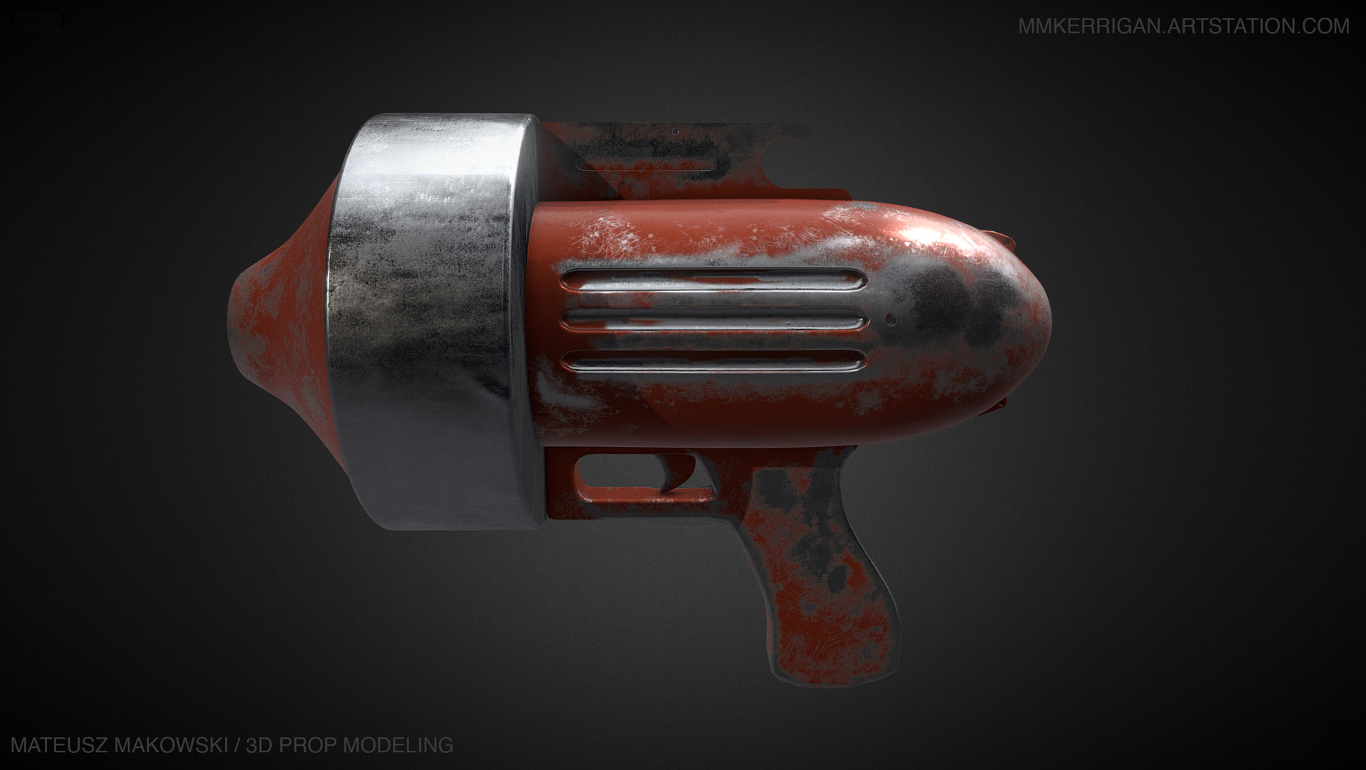 ArtStation - Flash Gordon - Air ray Gun / Prop from 1948