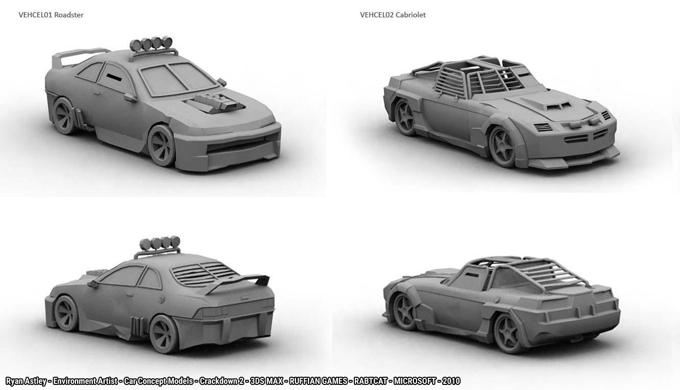 Ryan Astley - 3D Artwork - Level Work - Crackdown 2