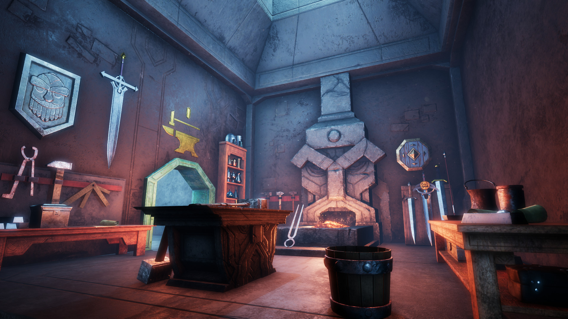 Dmitriy Shchukin - Dwarven smithy (UE4)