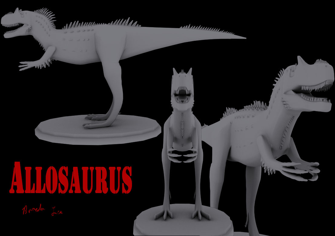 ArtStation - Allosaurus