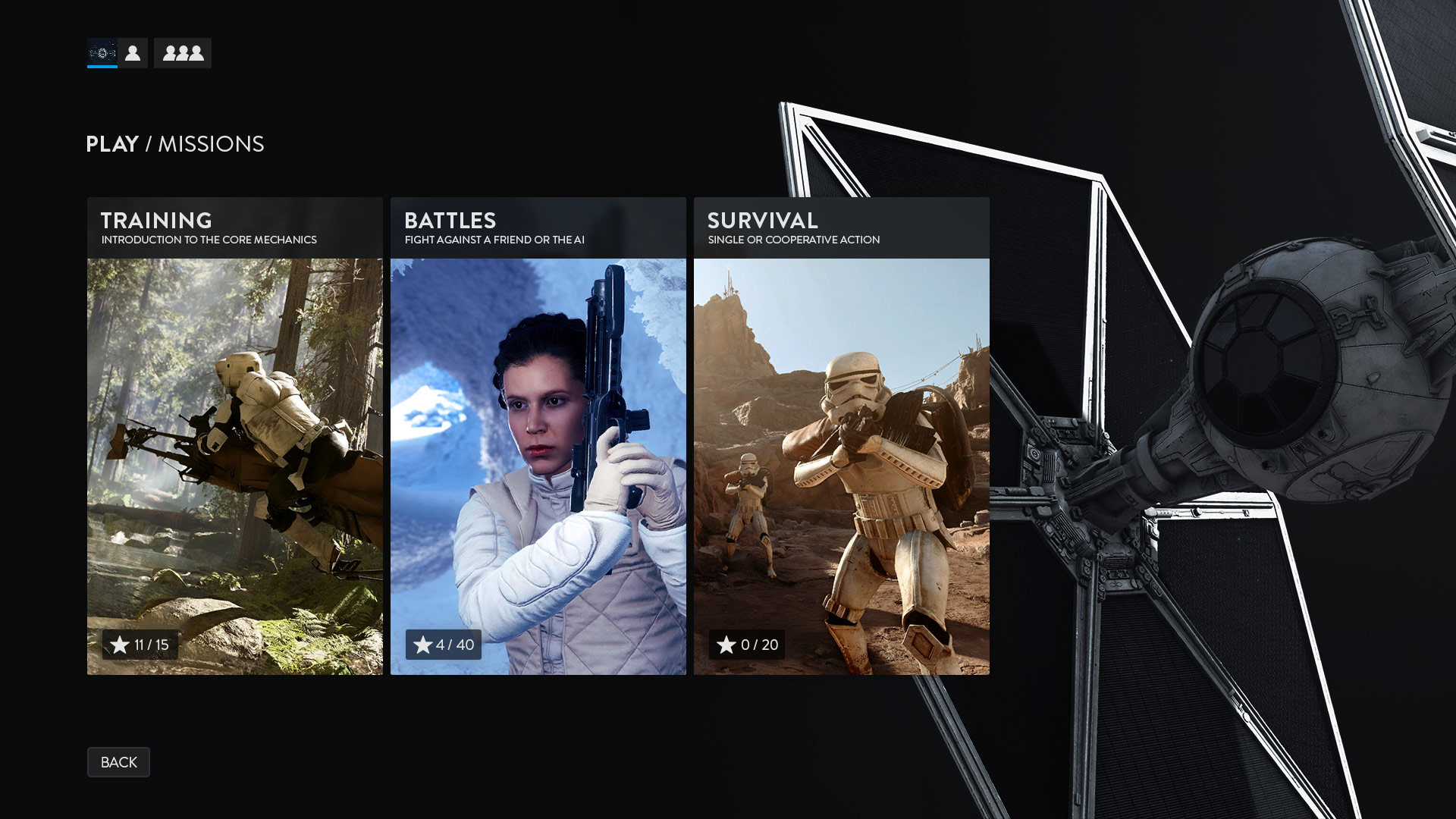 Kristian Akerstrom - Star Wars Battlefront: Dark Side Menus (2016)