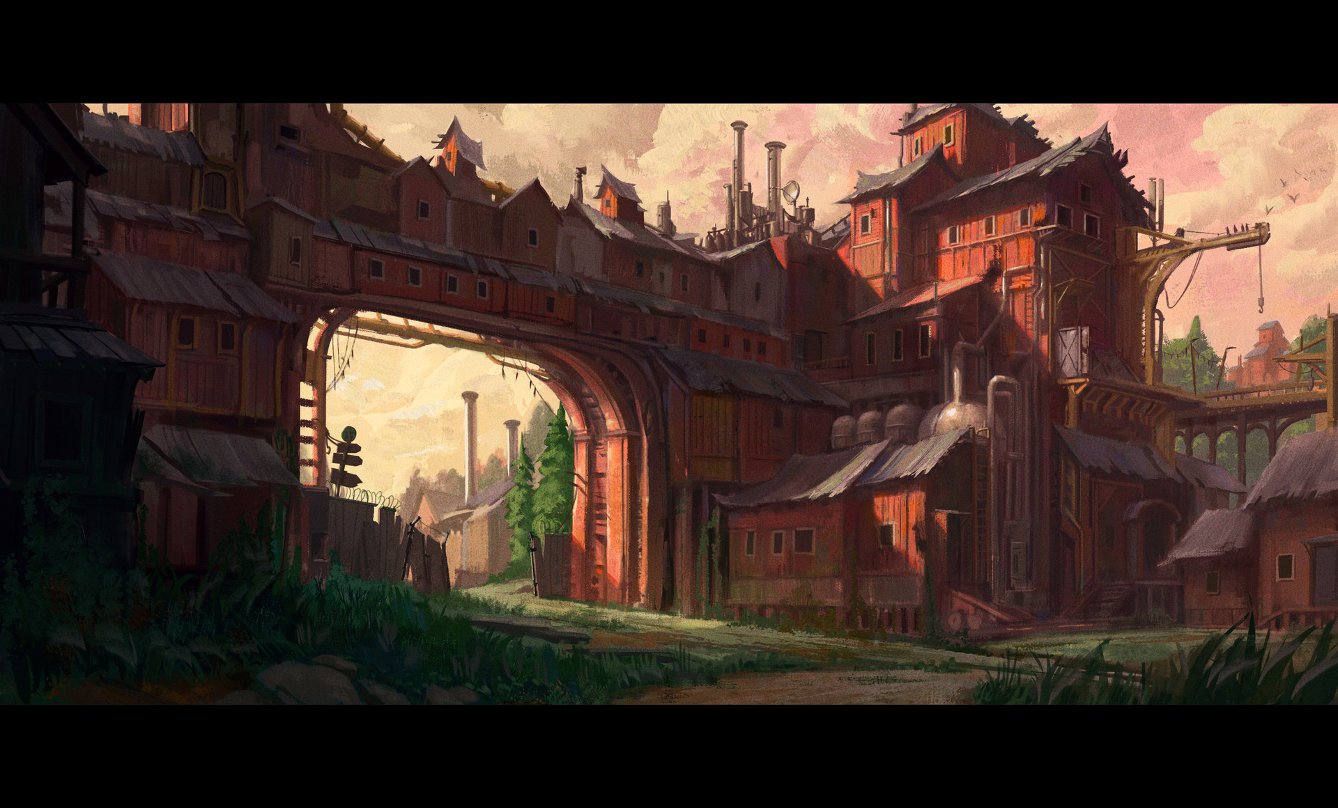 West Town by Chang-Wei Chen : r/ImaginaryArchitecture