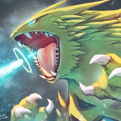 tyranitar using hyper beam