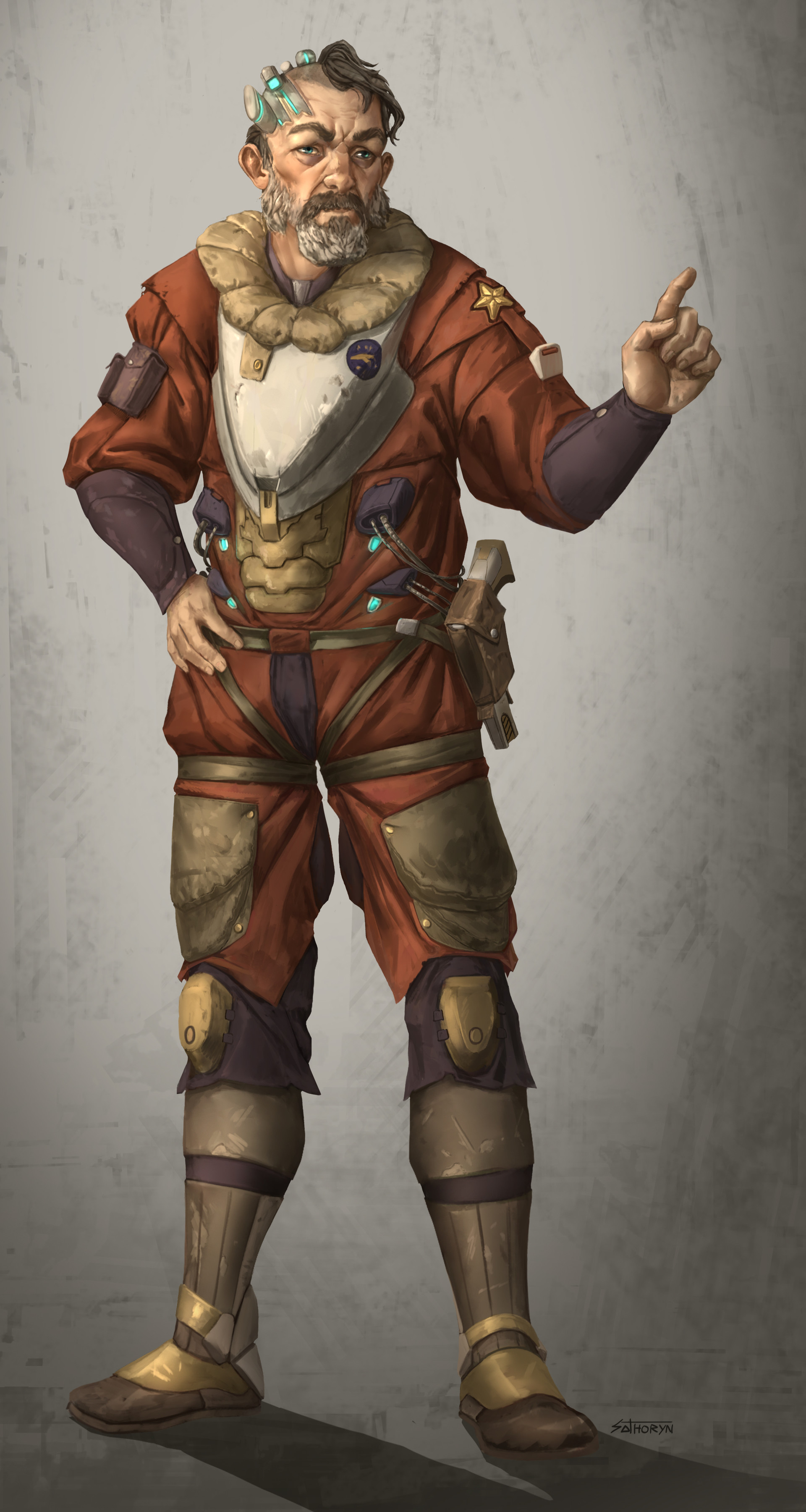 ArtStation - Captain Jean Lecerf