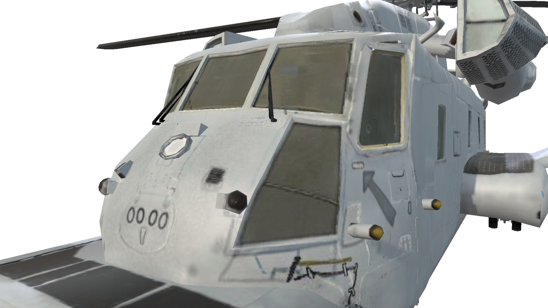G B - Sikorsky MH-53 Pave Low Helicopter 3D Asset