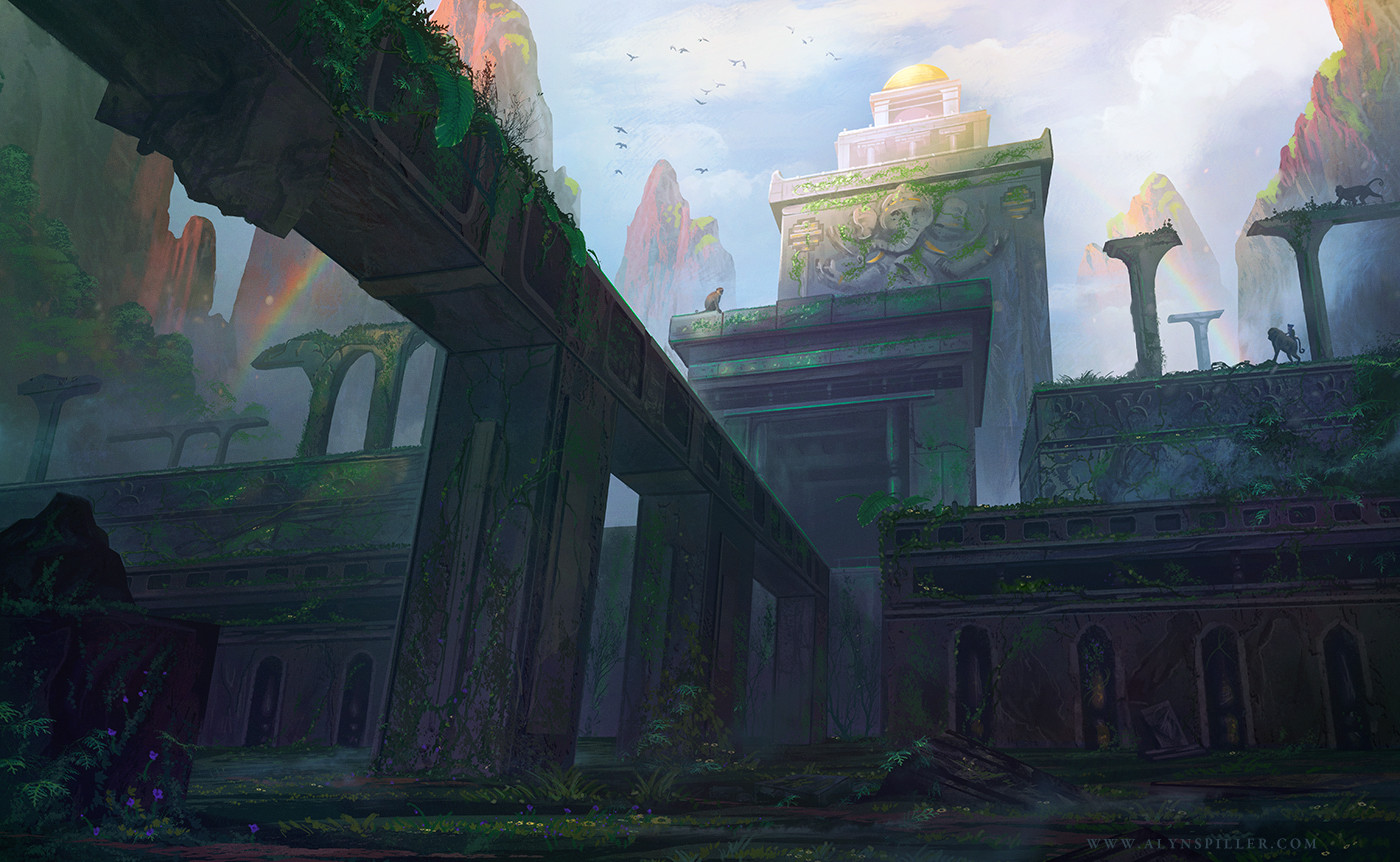 ArtStation - Temple Ruins