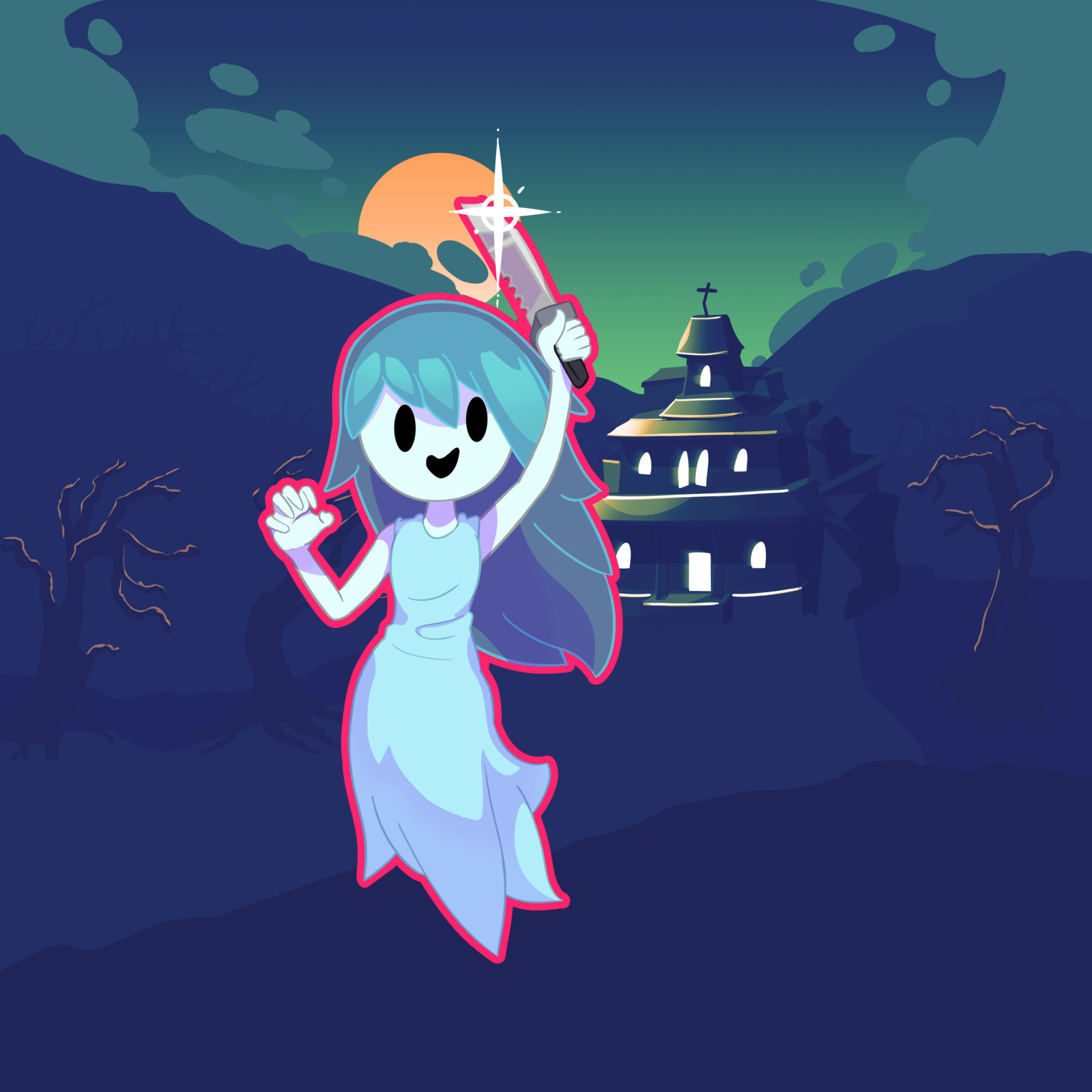 Akuma Kira - Spooky Promotional Art