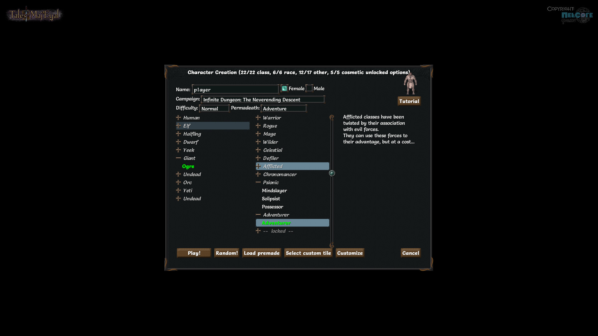 Assen "rexorcorum" Kanev - Tales of Maj' Eyal: "Dark" UI Elements