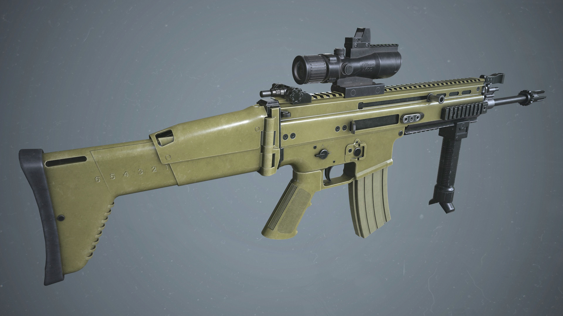 ArtStation - SCAR L Rifle