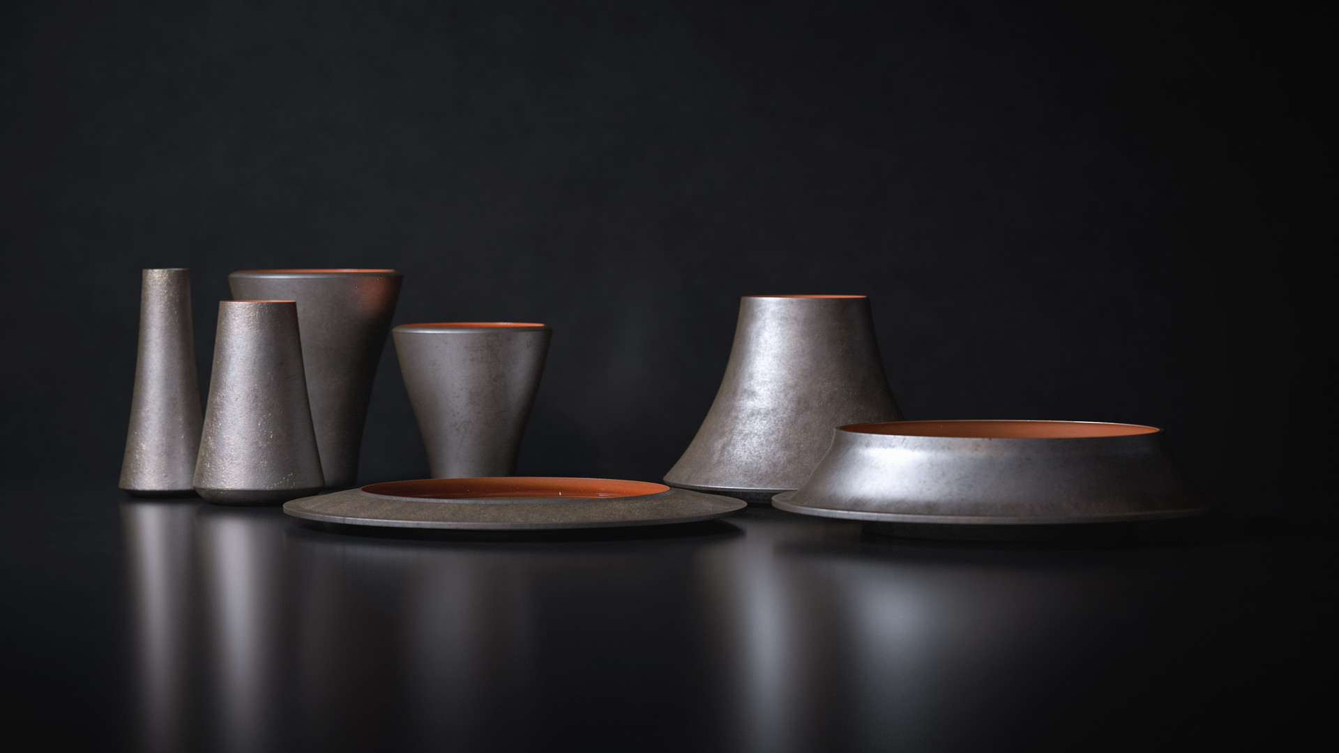 ArtStation - Vase set.