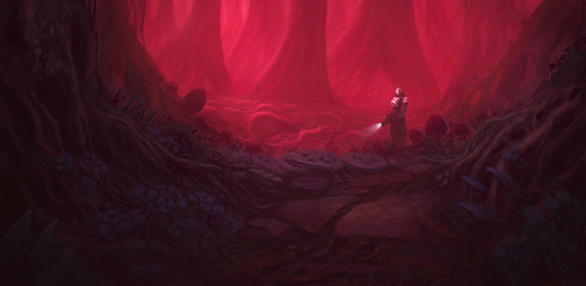 ArtStation - Alien forest 2