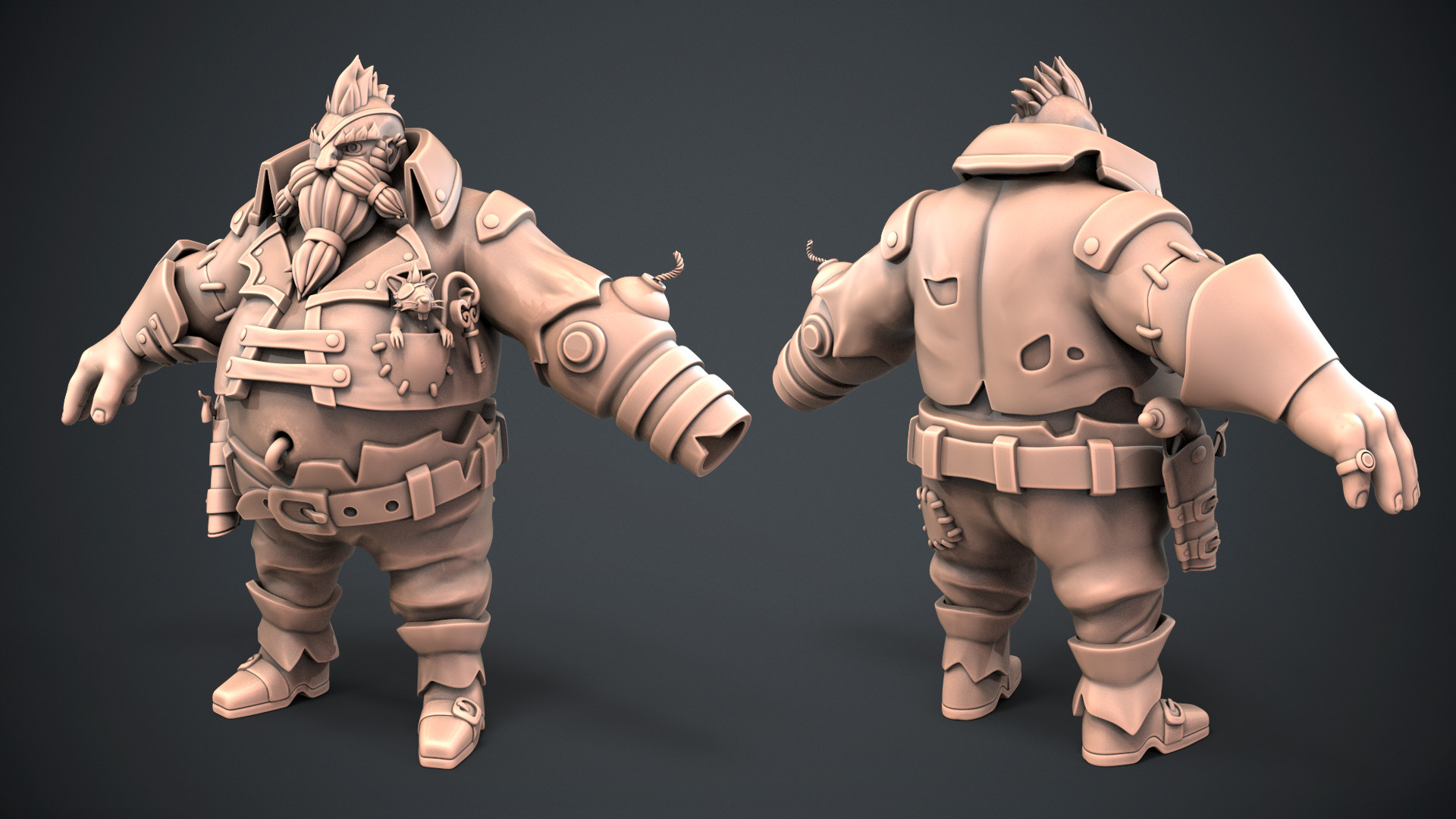ArtStation - Captain Long Tom