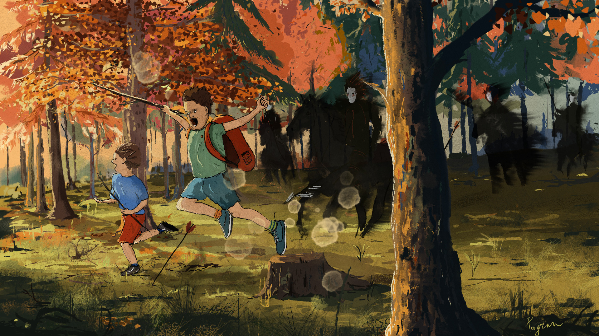 ArtStation - Run brother run