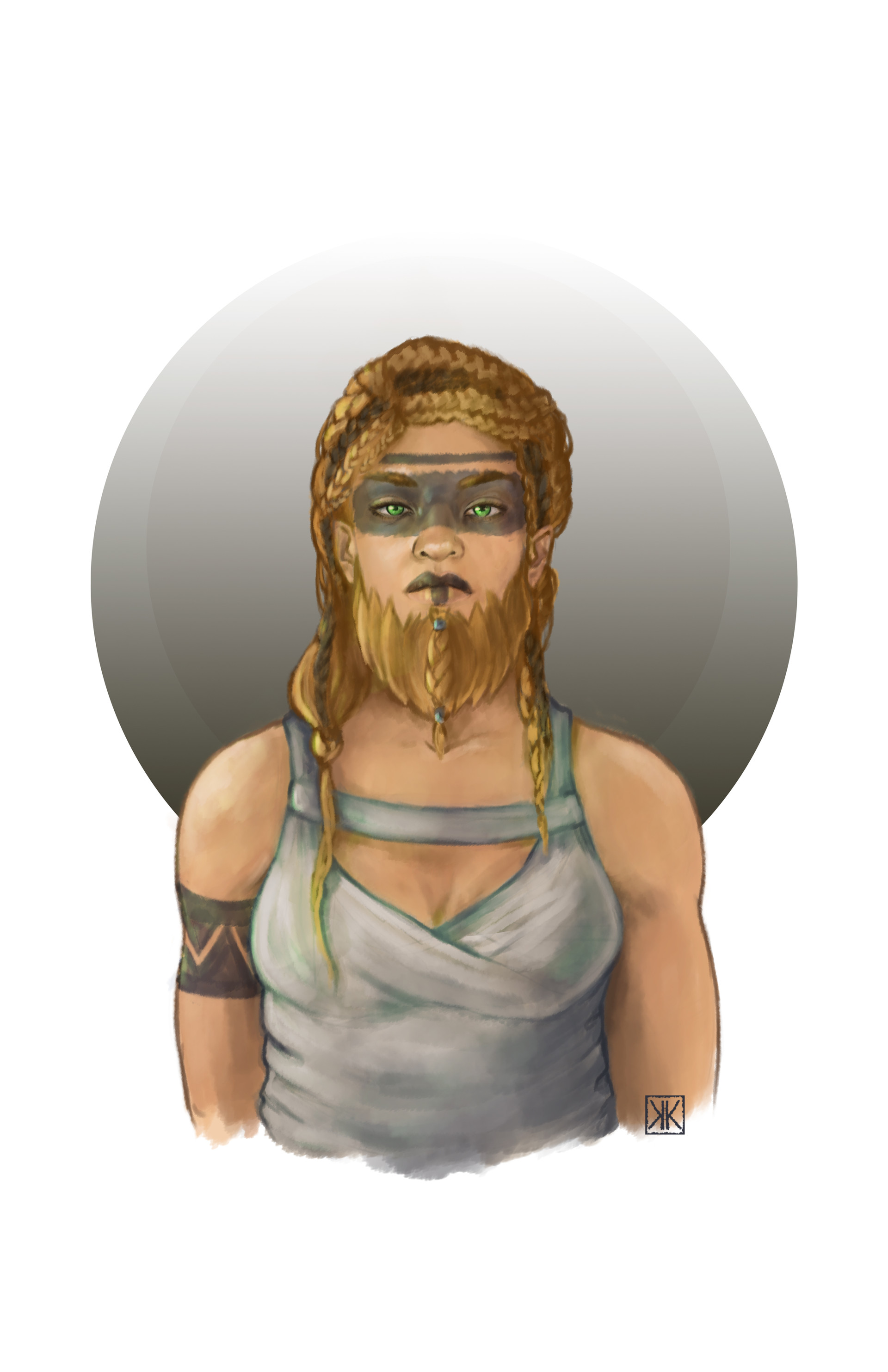 ArtStation - a proud lady dwarf