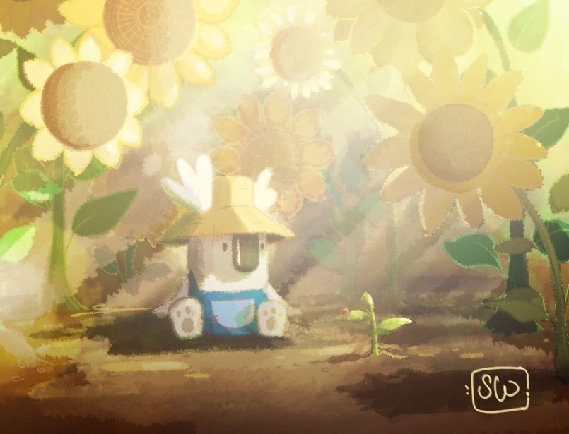 ArtStation - Sunflower Garden