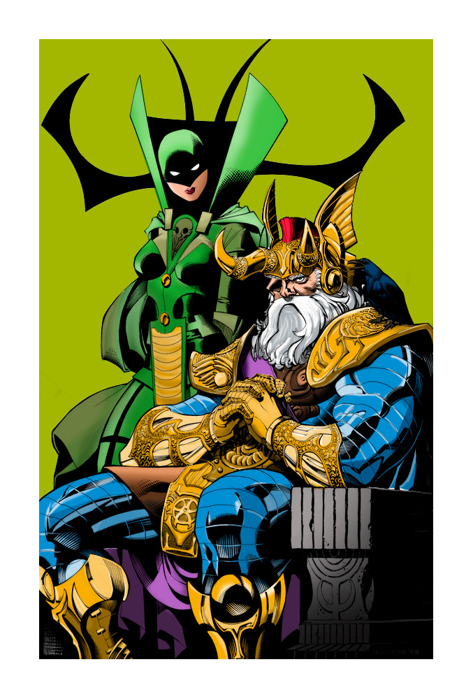 ArtStation - Odin & Hela
