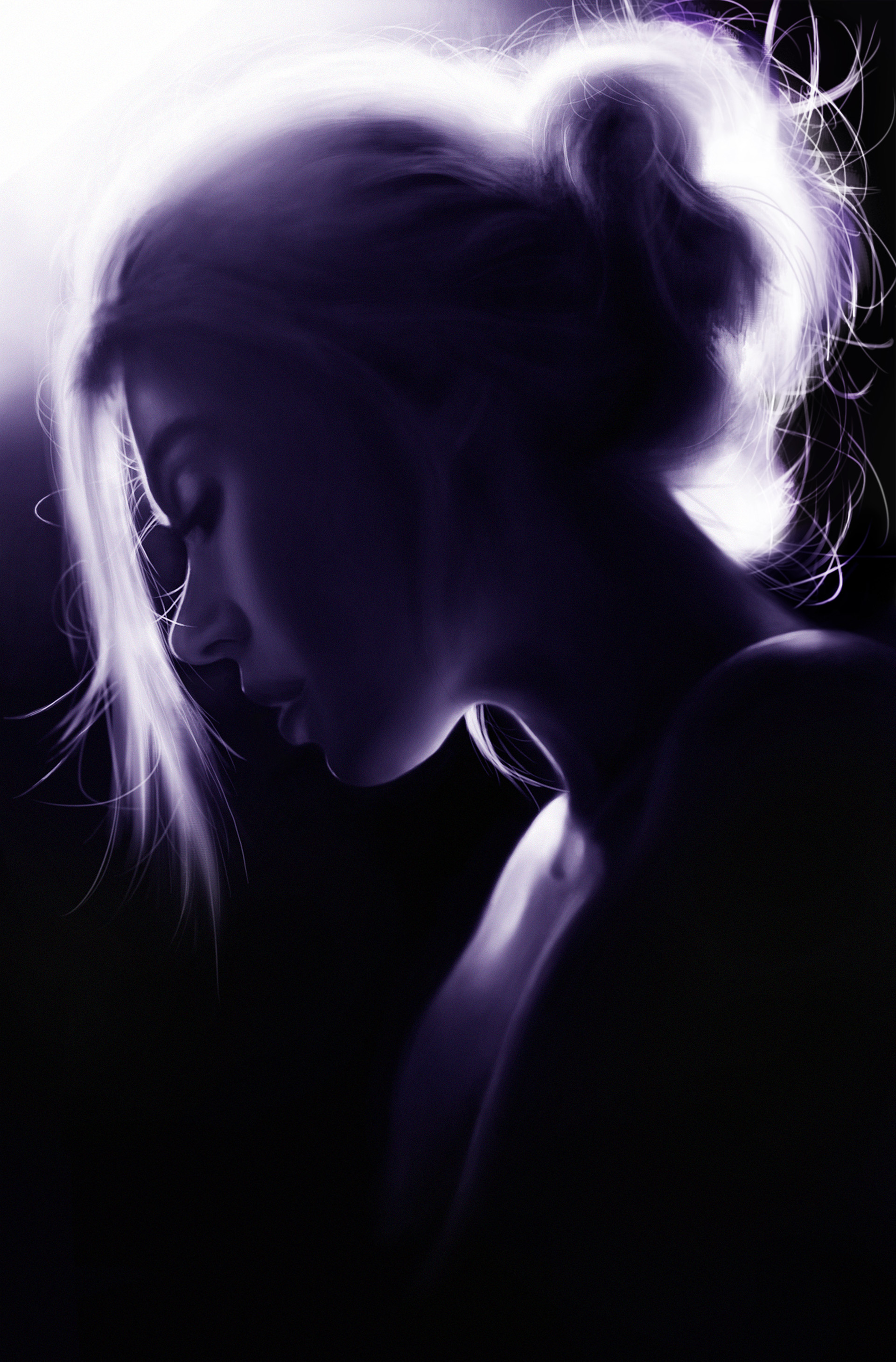 ArtStation - Girl and Light
