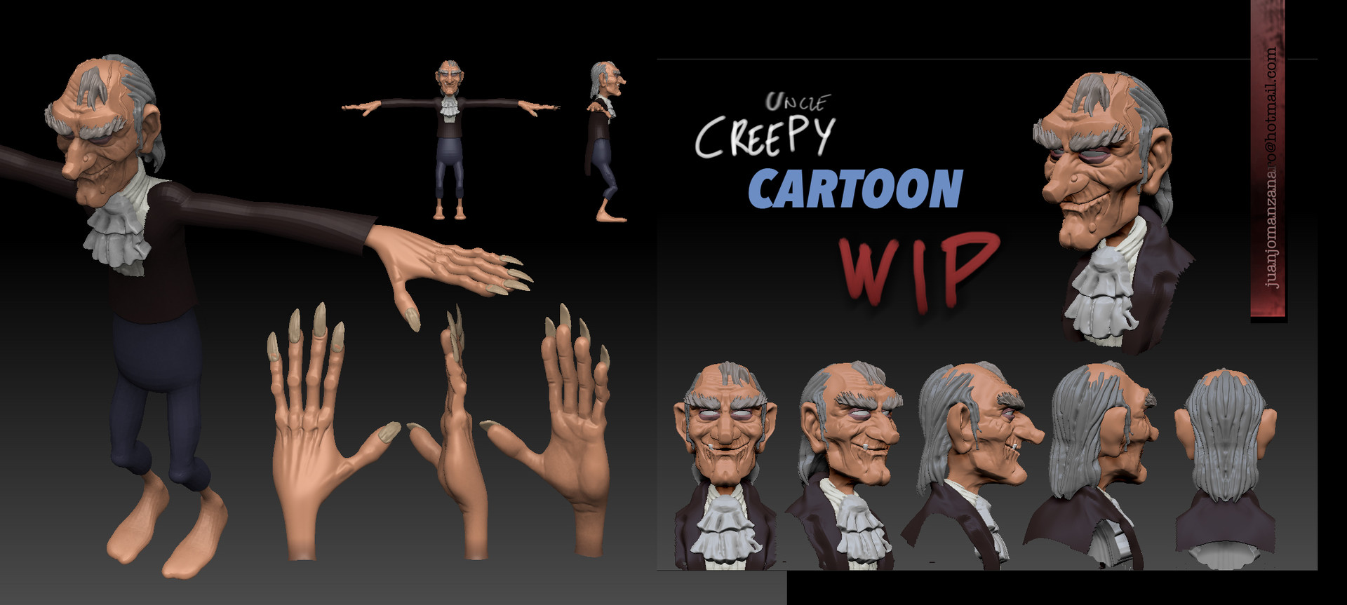 ArtStation - Zbrush Creepy Cartoon