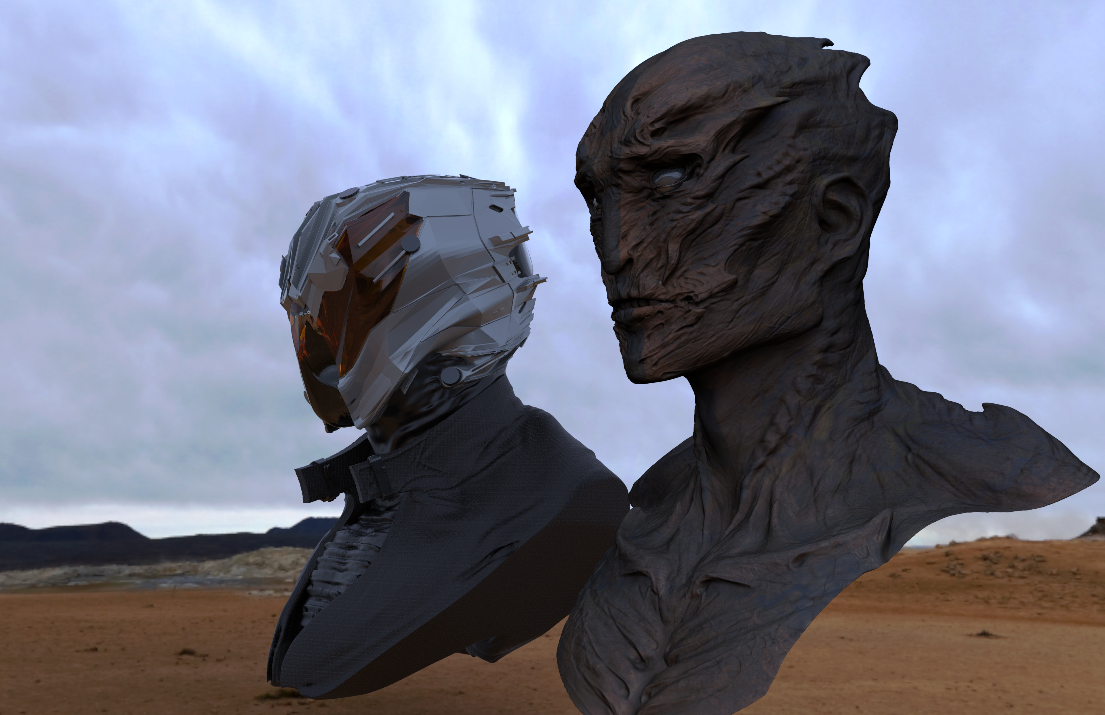 Xander Smith Design - Alien Bounty Hunters