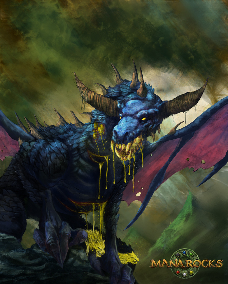 ArtStation - Acid Dragon, Rick Troula