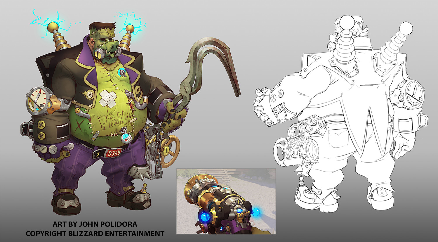 ArtStation - Junkenstein's Monster Concept