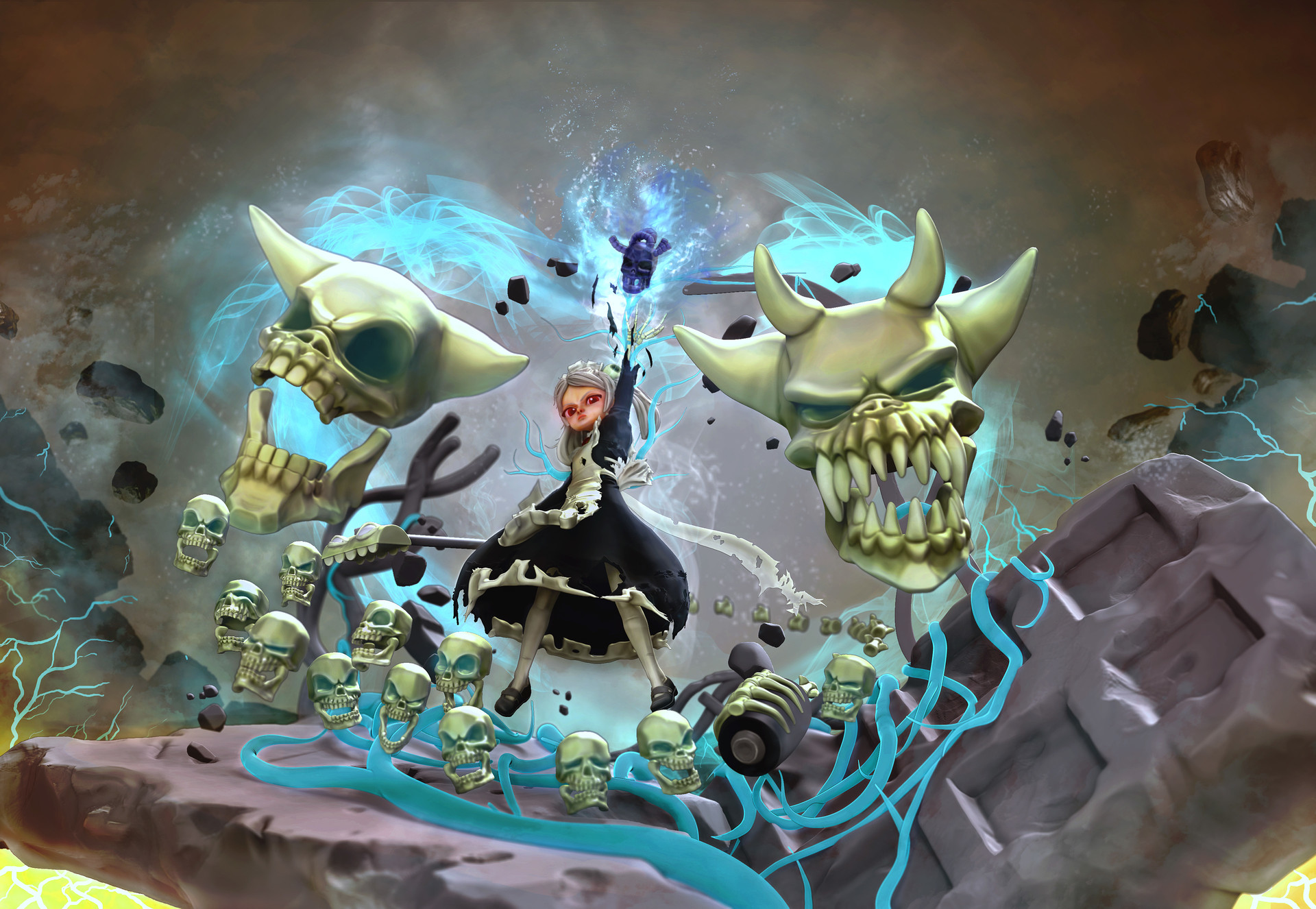 Skullgirls Bloody Marie Wallpaper