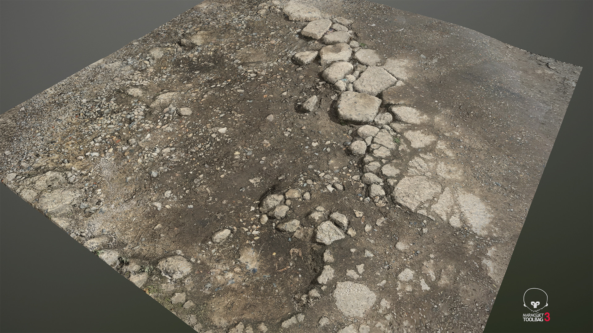 ArtStation - Asphalt chunk (Photoscan)