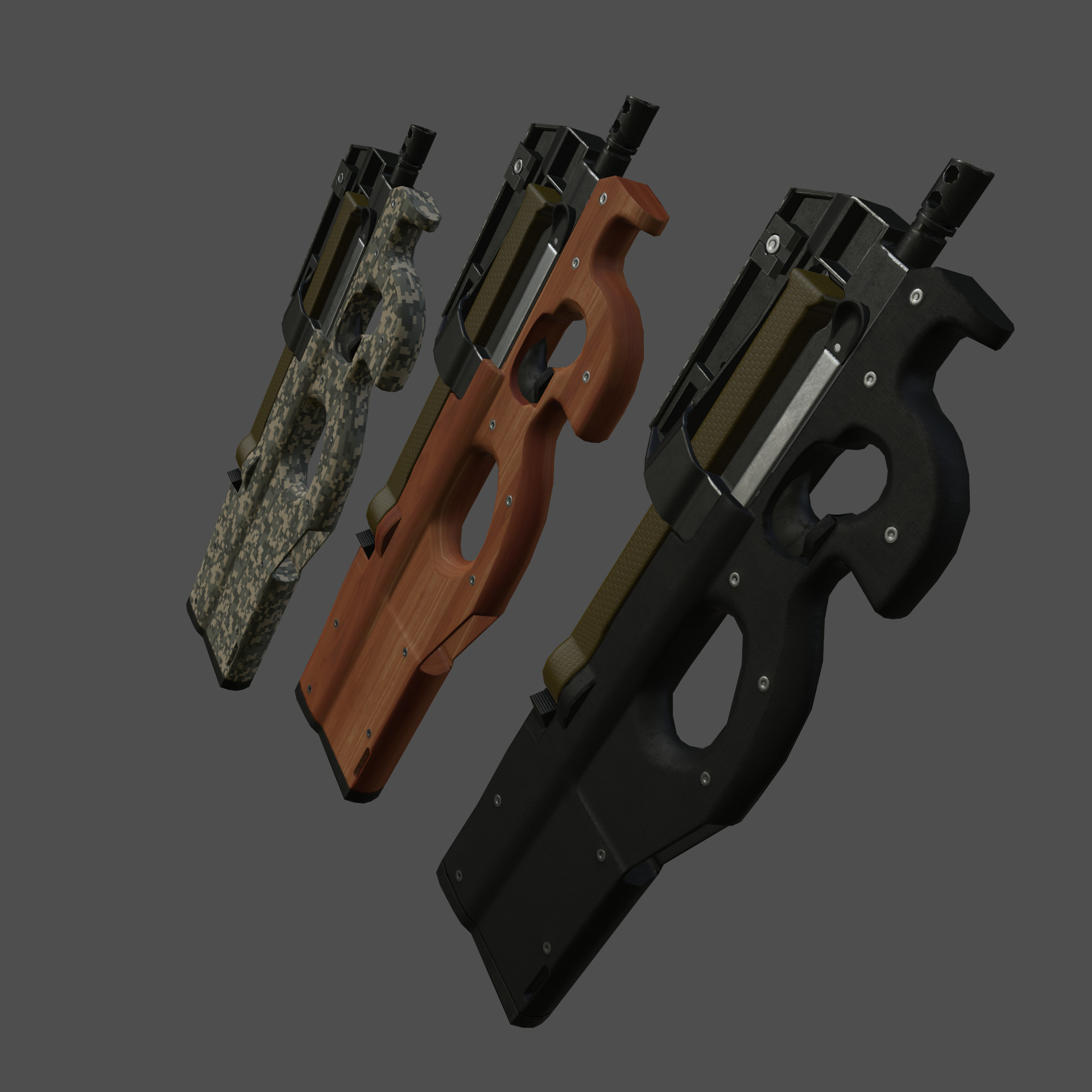 ArtStation - FN P90 By Jochem van Diepen