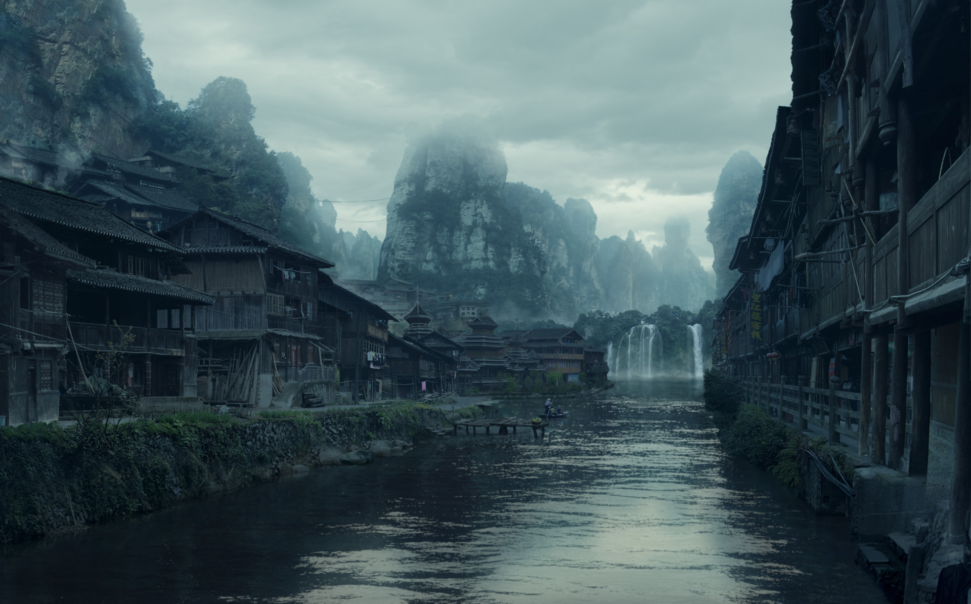 ArtStation - Asian Village