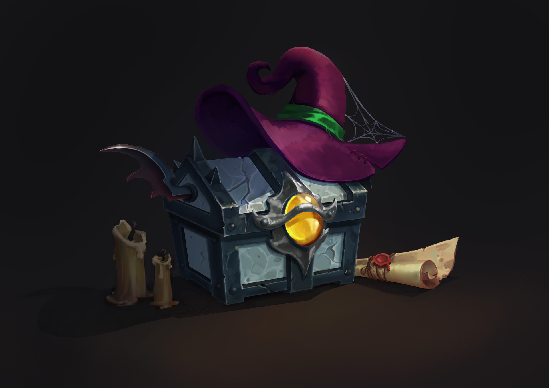 ArtStation - The chest for witches