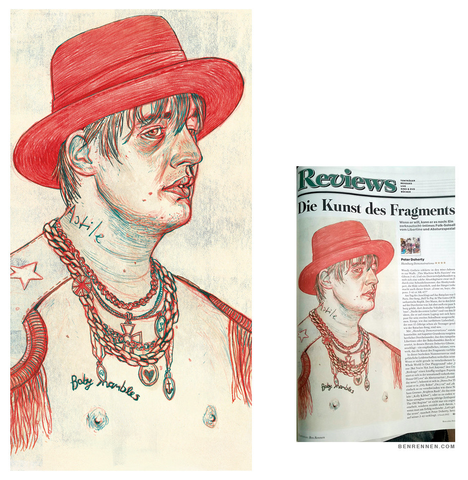 ArtStation - Portrait: Peter Doherty