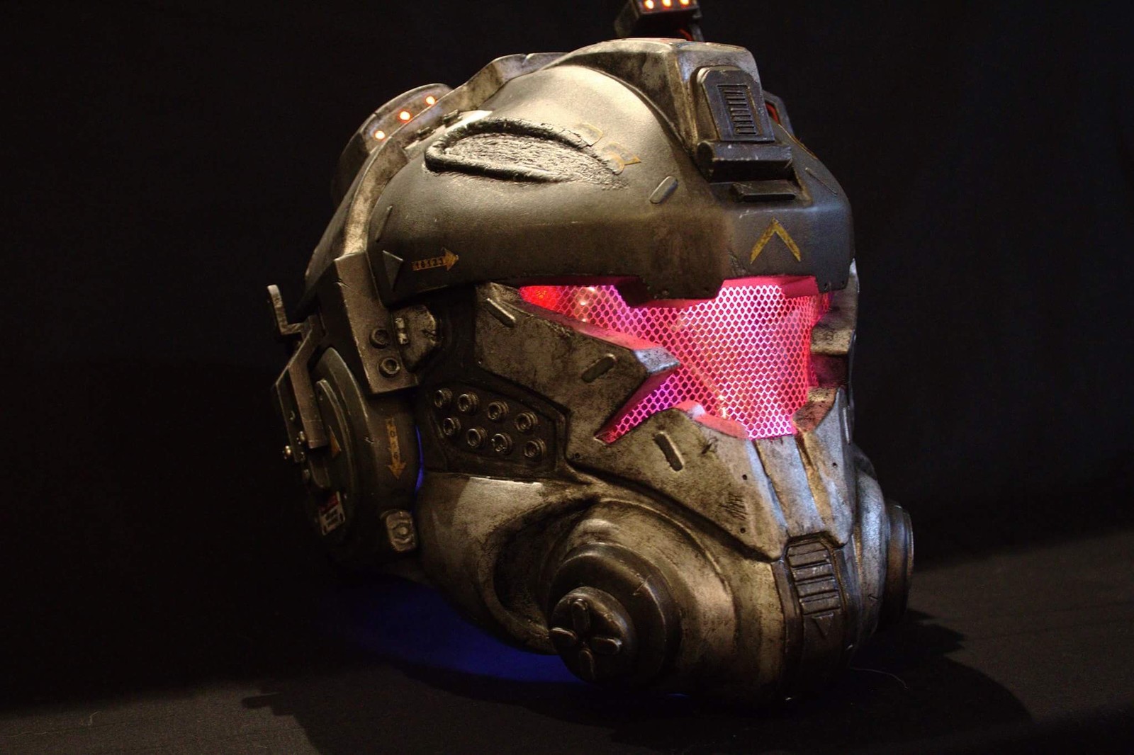 Kyle Spittle - TITANFALL IMC Rifleman: In-Game Battle Damaged Helmet ...