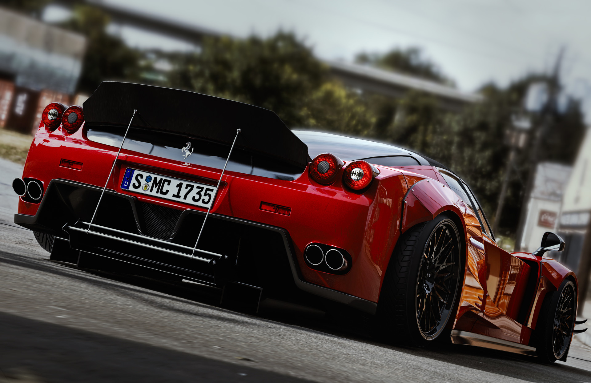 ArtStation - Enzo Rear view