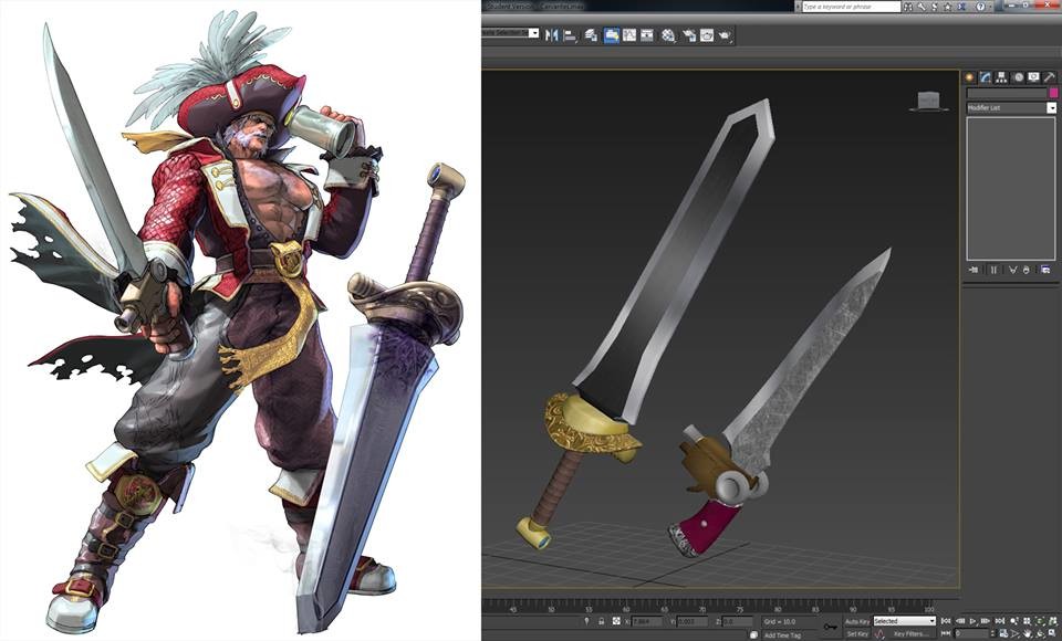 Pistol Sword Soul Calibur