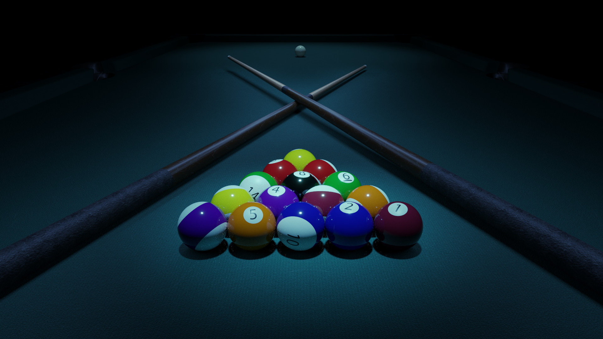 ArtStation - Pool Table