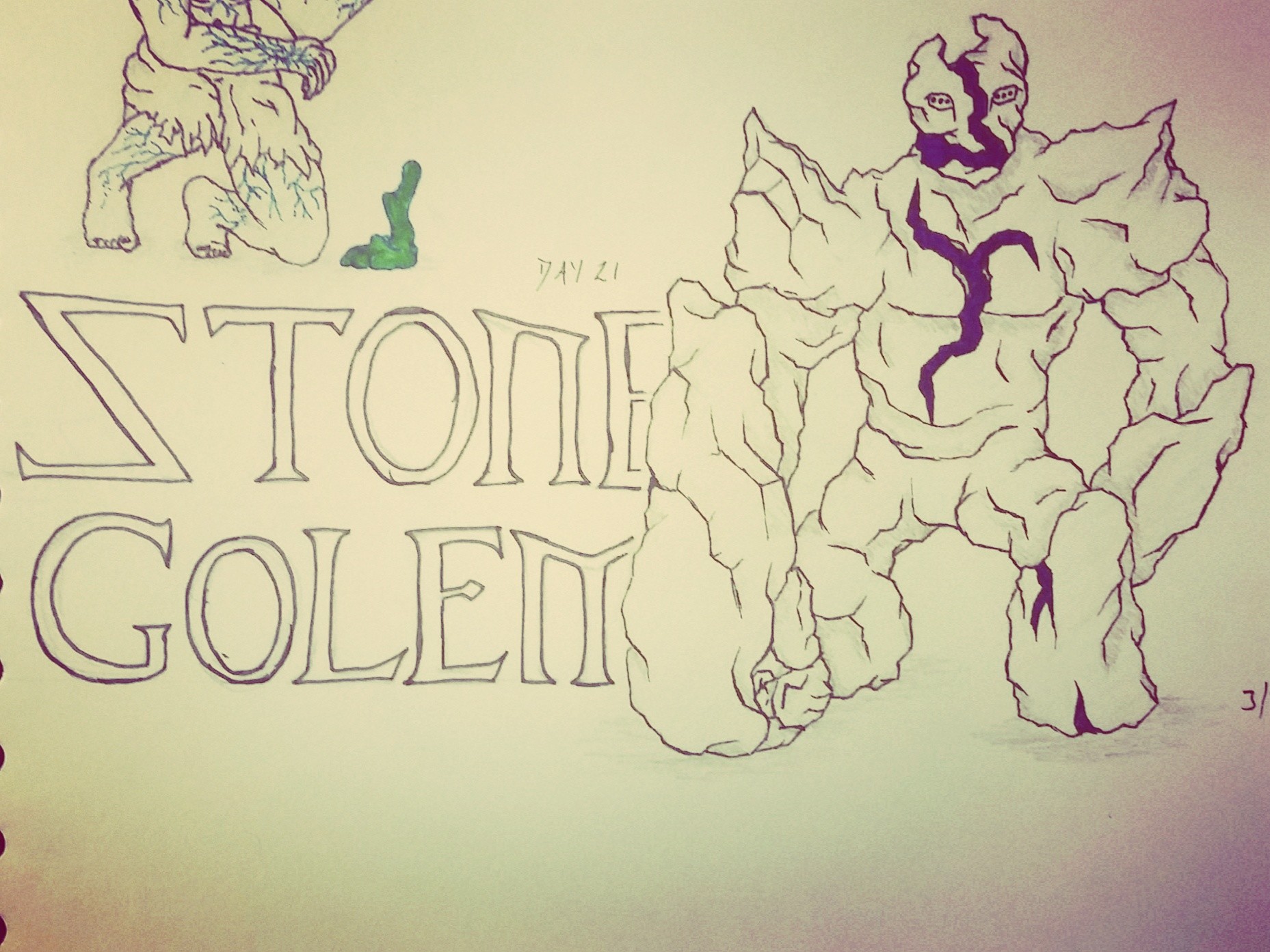 ArtStation - Stone golem, Ethosien subclass