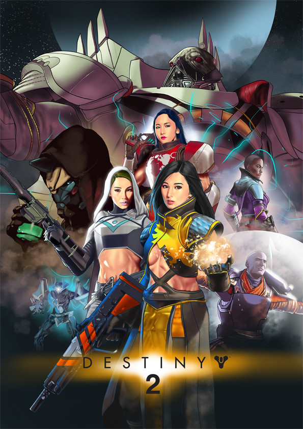 ArtStation - destiny 2 poster