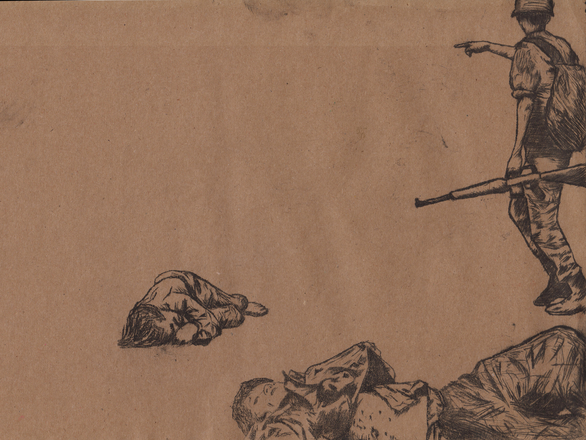 Hickman Design - Vietnam Dry Point Etching