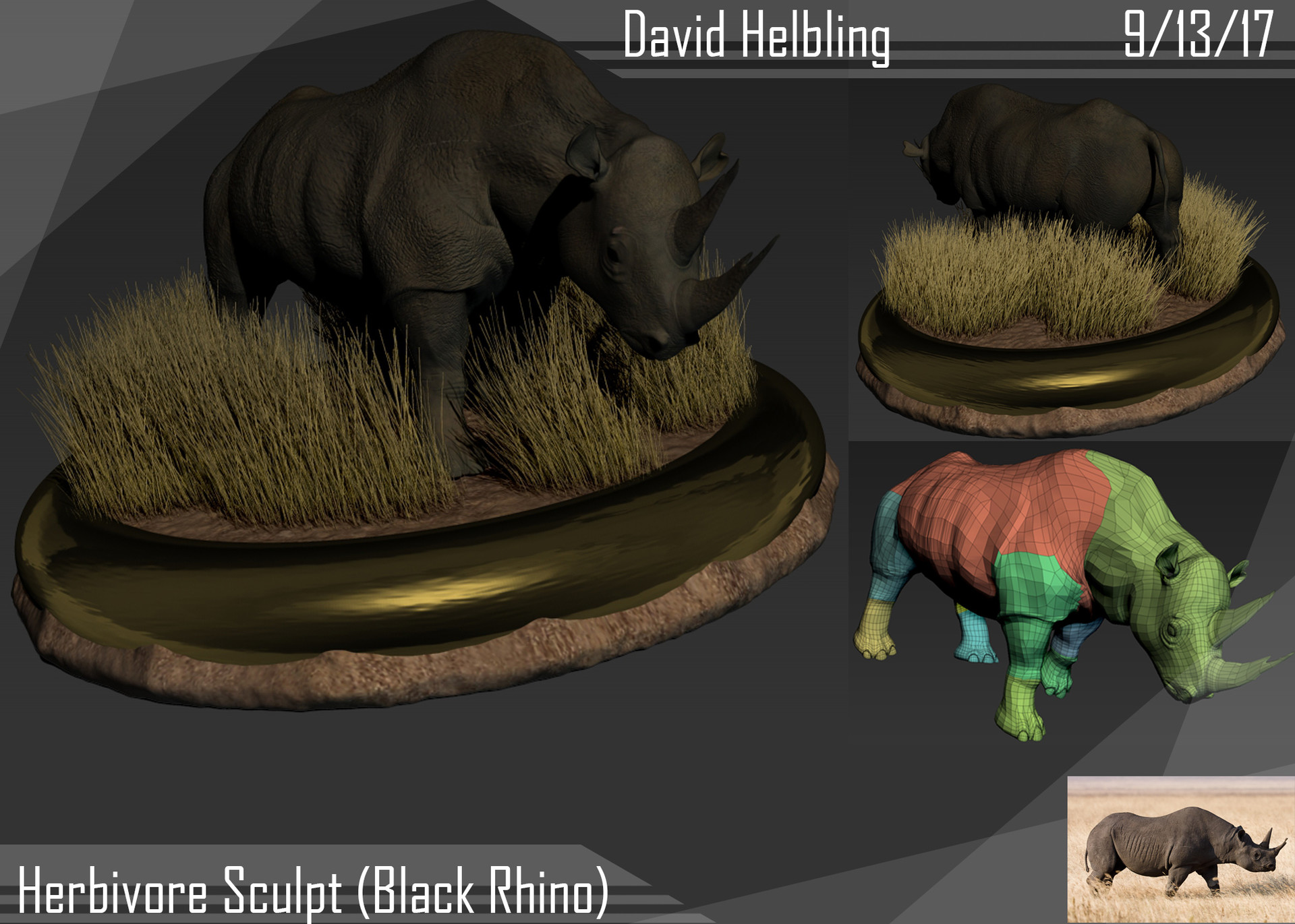 ArtStation - Black Rhino