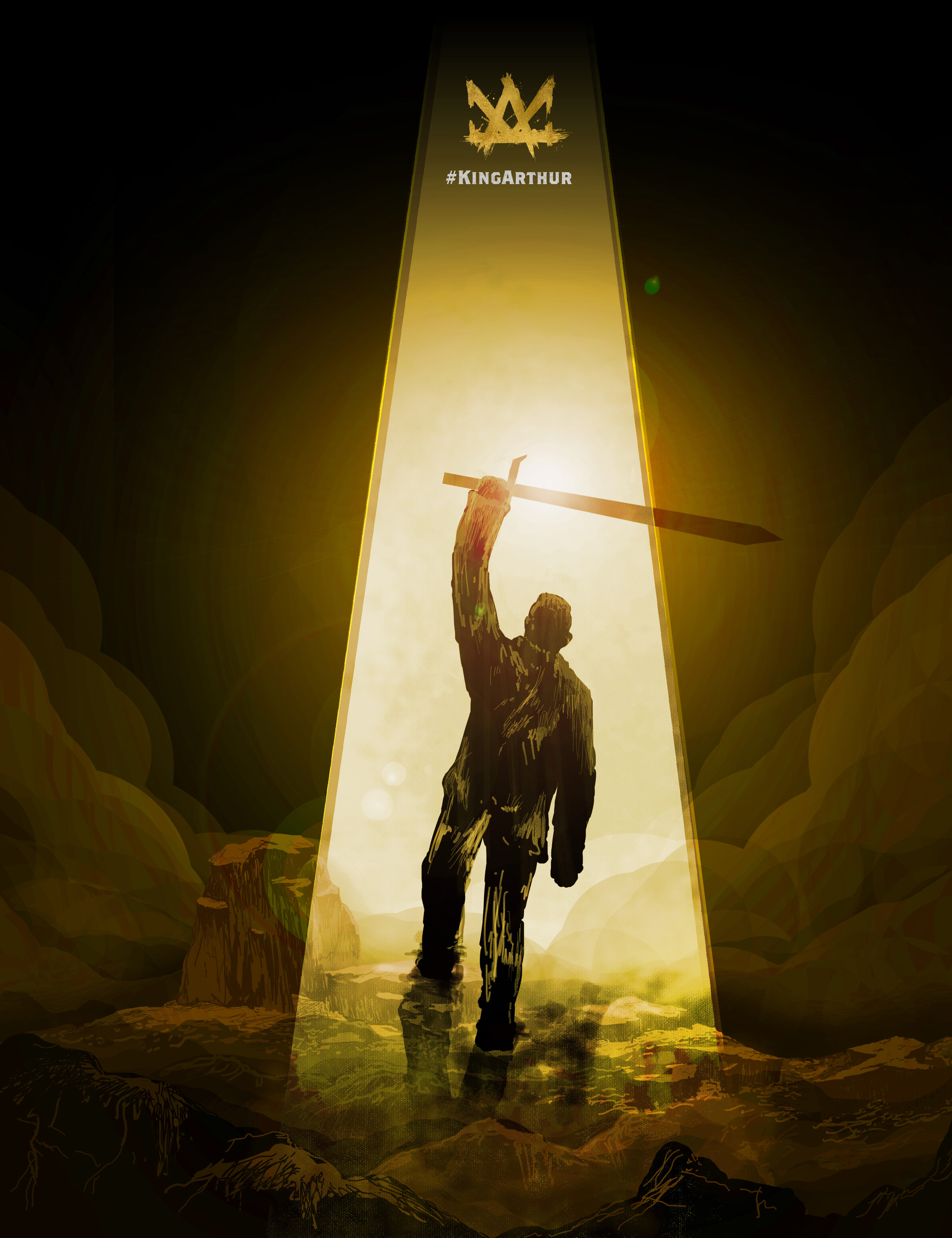 ArtStation - Illustration for King Arthur the Movie