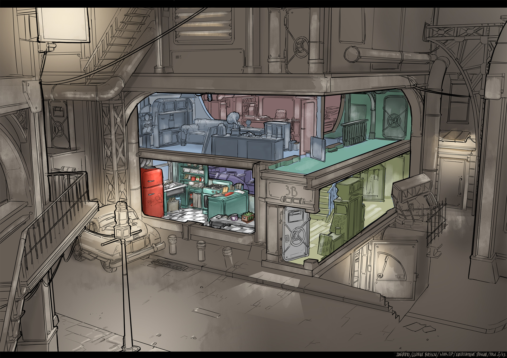 ArtStation - FZD - DieselPunk Project02