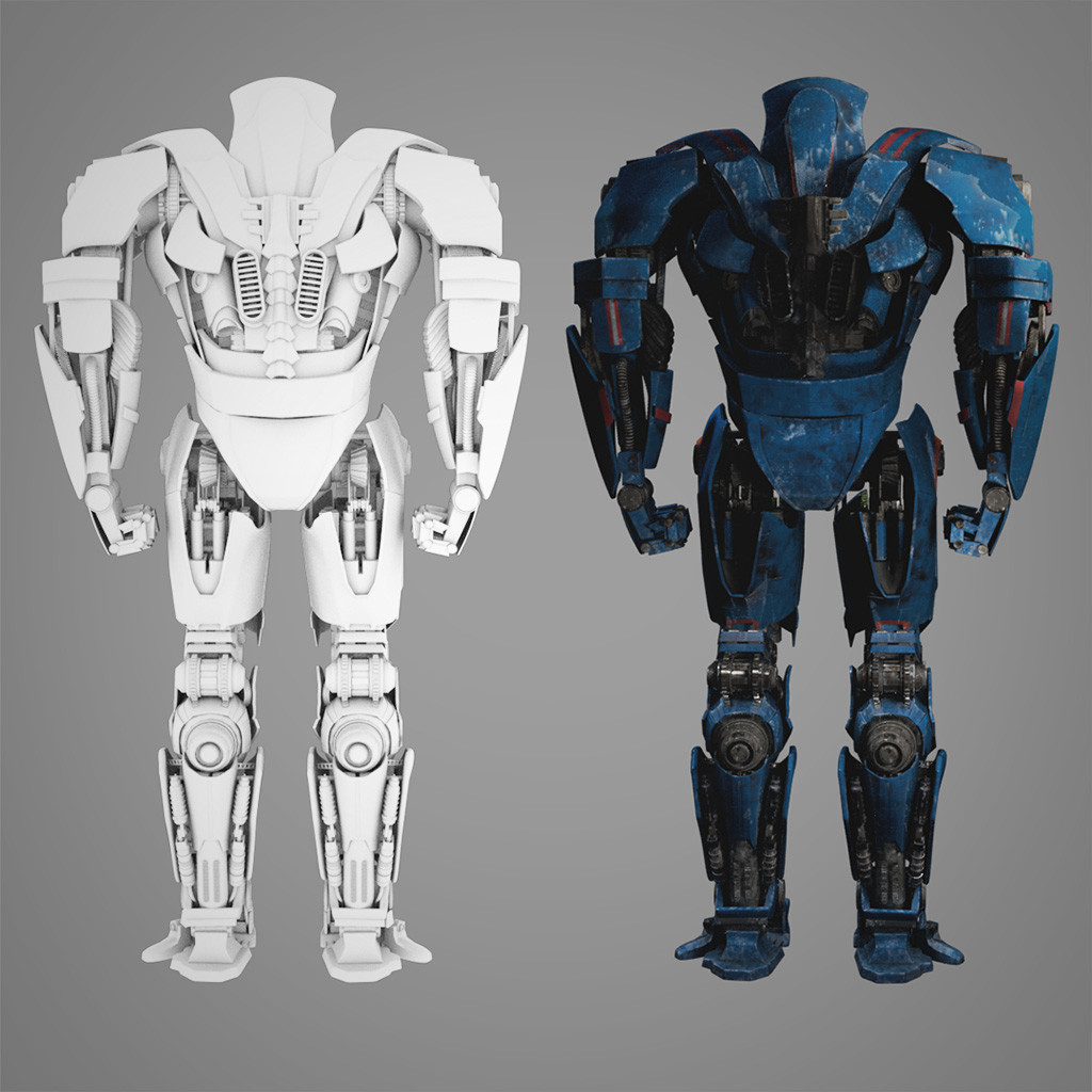 Pacific Rim Jaeger Gypsy Danger Blueprint