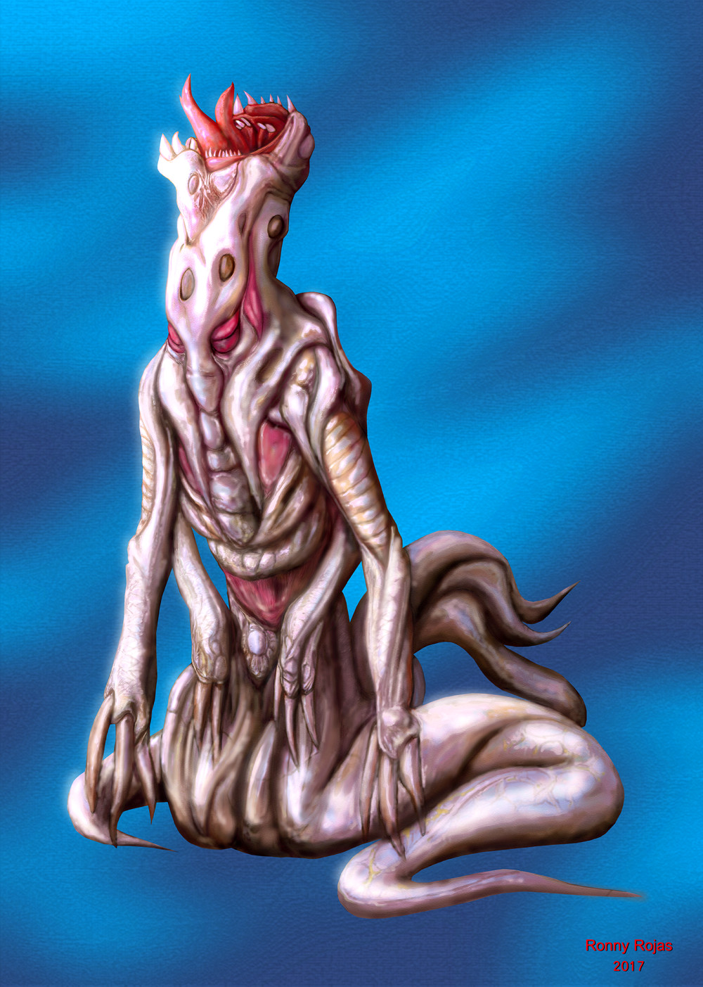 ArtStation - Mutant squid